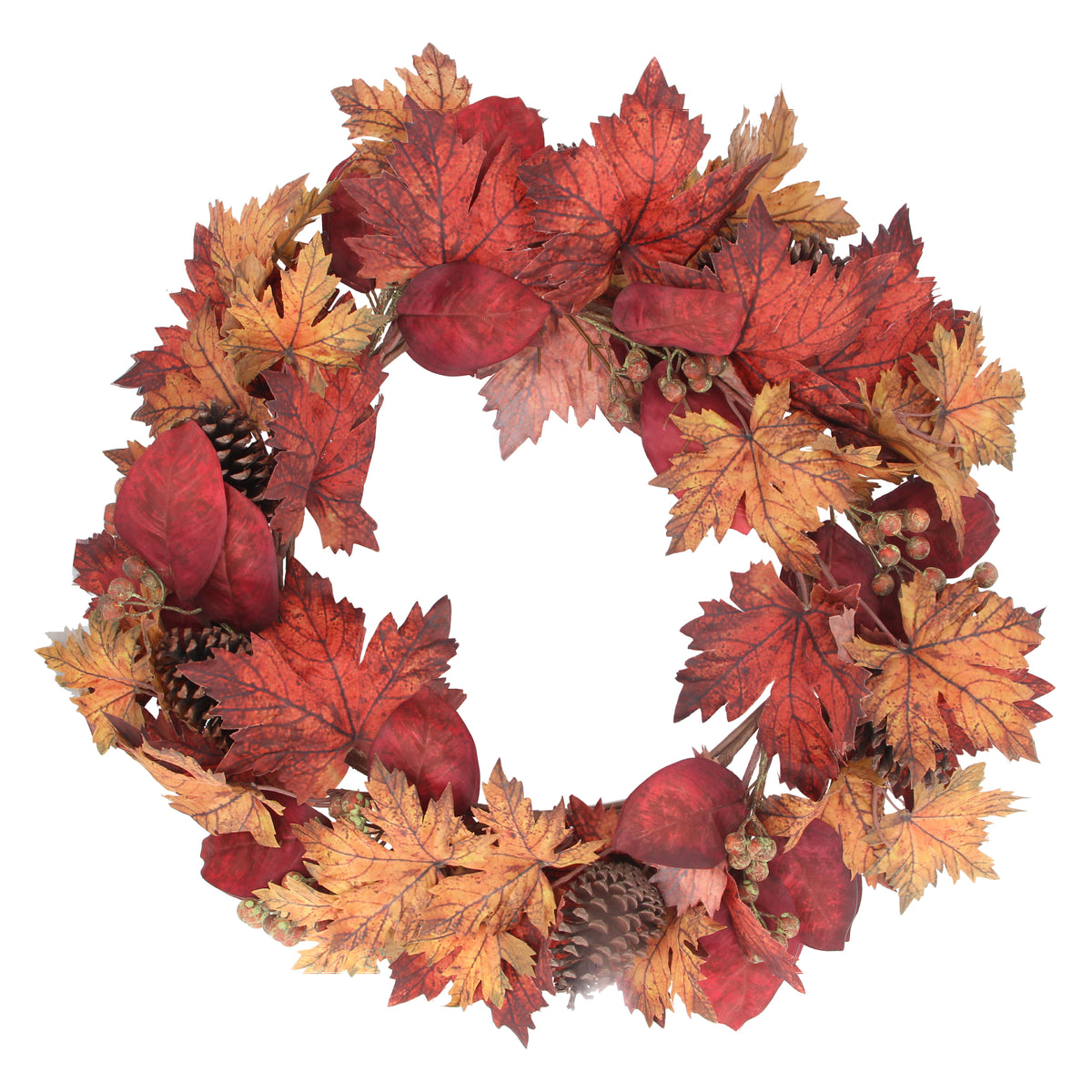 Gisela Graham Autumn Maple Leaf Wreath | Pines and Needles