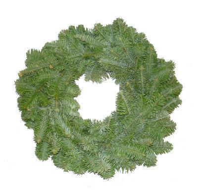 Plain Real Christmas Wreath 20 inch | Pines and Needles
