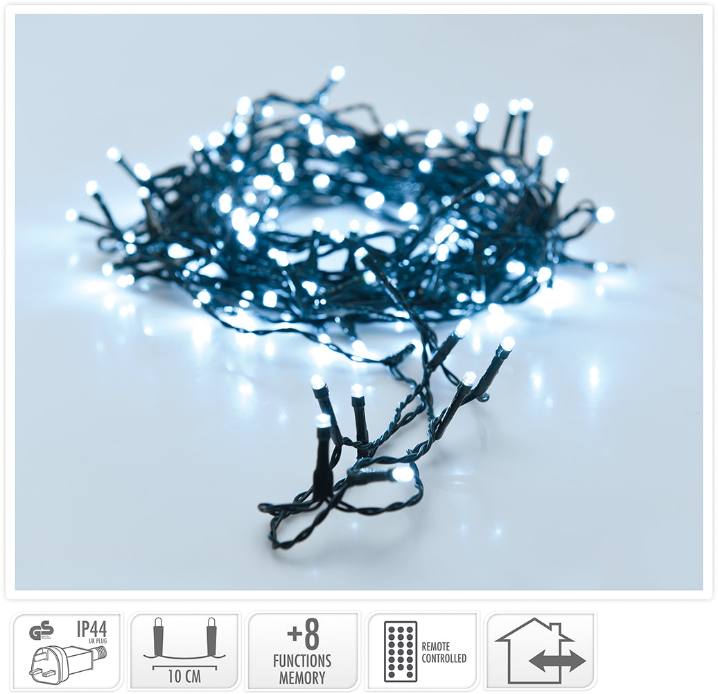 600 Ice White LED Christmas Lights | Pines and Needles