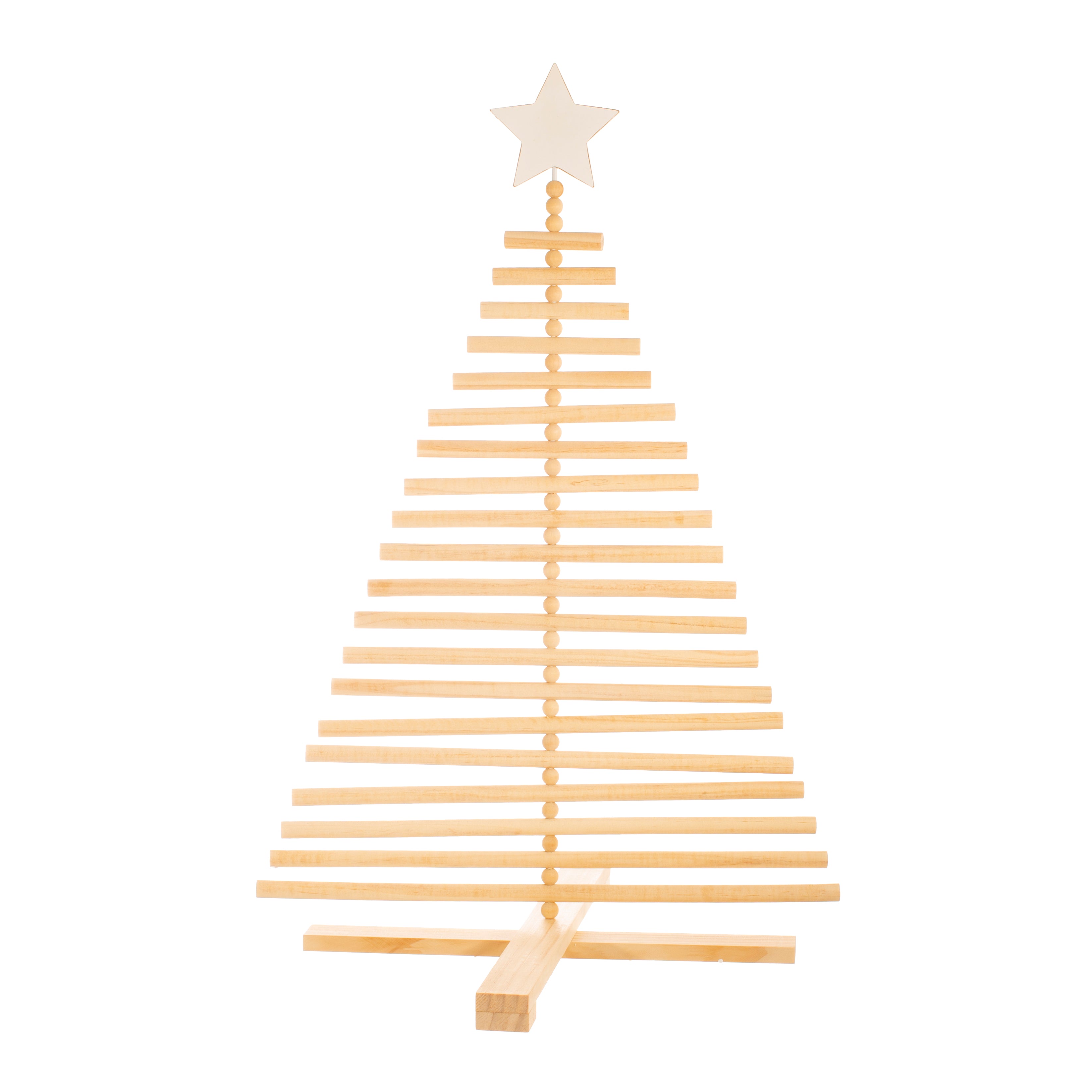 Natural Wood Standing Tree, 79cm | Pines and Needles