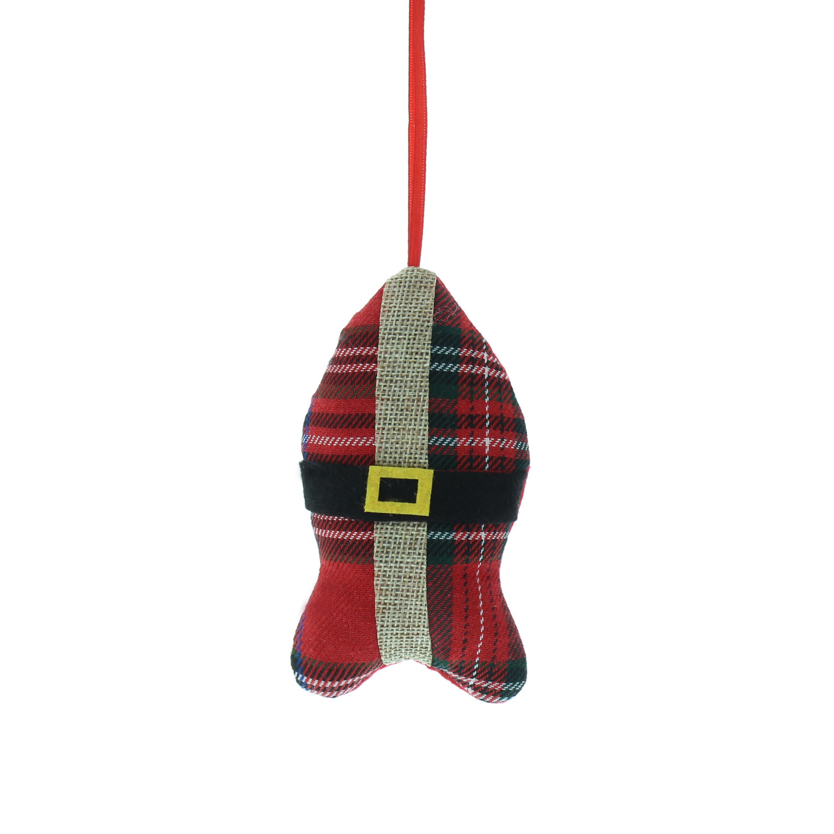 Tartan Fish Christmas Decoration | Pines and Needles